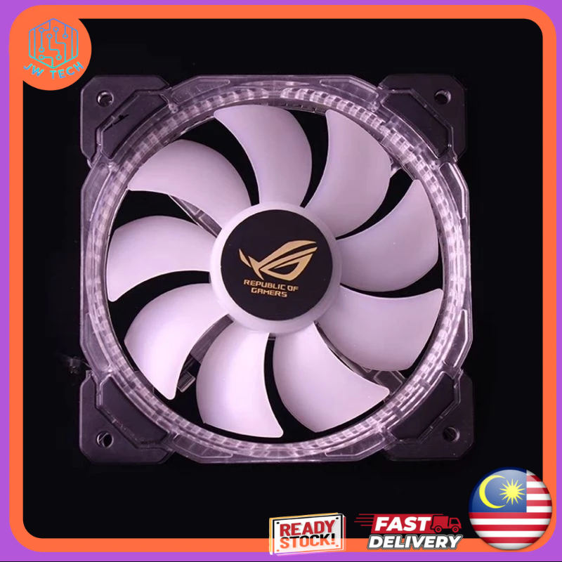 ROG Logo Pc Case Fan Sticker Deco Mod (Hard Material) | Shopee Singapore