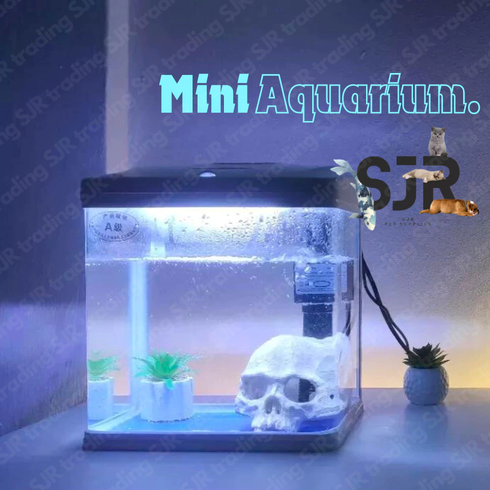 SOBO Mini Aquarium Fish Tank T-240F T-290F T-820F Set Pump Filter LED ...