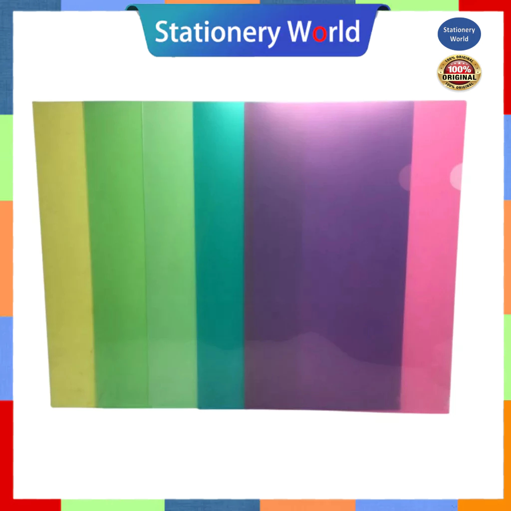 ASTAR A4 L SHAPE HOLDER FILE / SEMI TRANSPARENCY COLOUR / L SHAPE FILE (E310) | Shopee Singapore