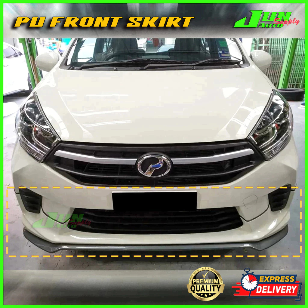 Perodua Axia G Spec 2017 **G.U Design** PU Front Skirting ( Without ...