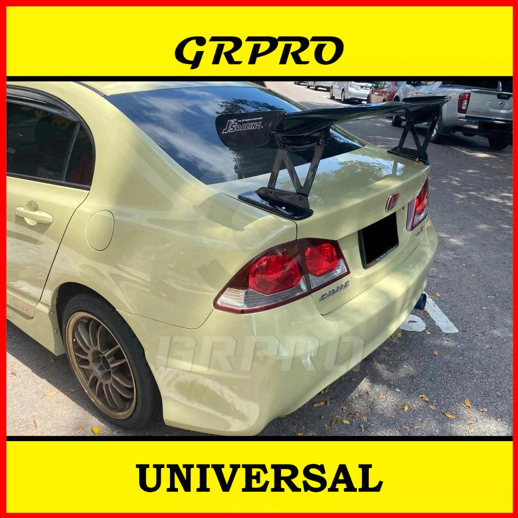 JS Racing Universal GT-Wing With Metal Stand/ Spoiler/ Trunk Spoiler ...