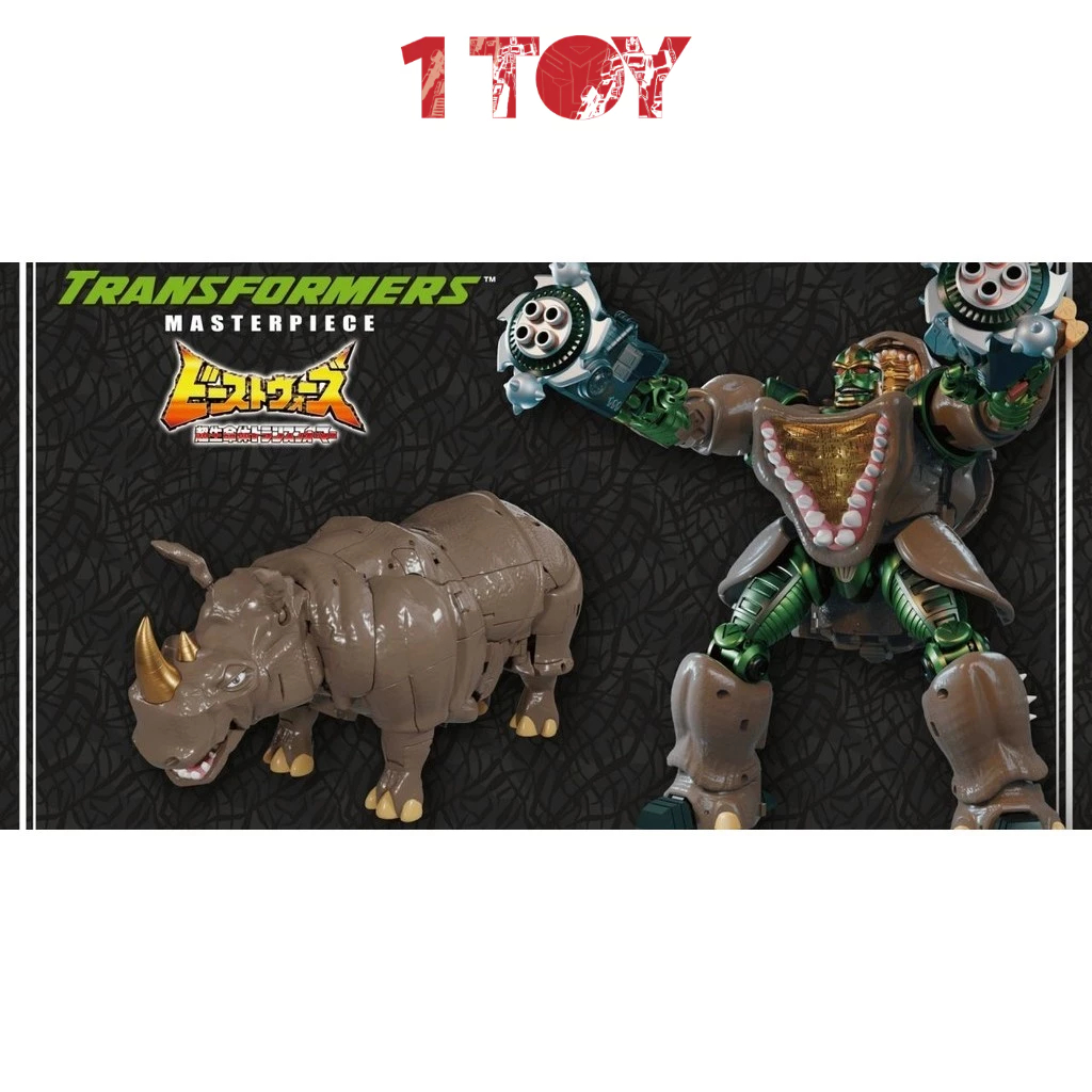 Takara Tomy Transformers Masterpiece MP-59 Rhinox (Beast Wars) | Shopee ...