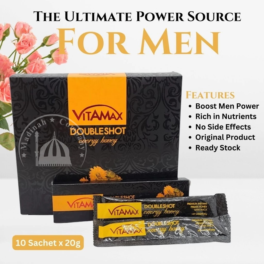 New Arrival Vitamax Doubleshot Energy Honey for Men - Permium Instant ...