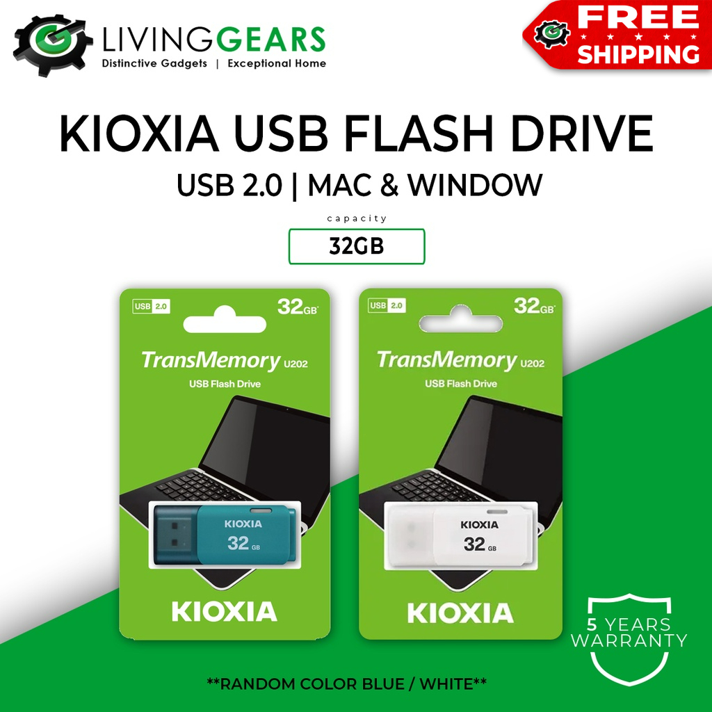 Kioxia Toshiba Flash Drives USB 2.0 Trans Memory & Compact USB Pendrive ...