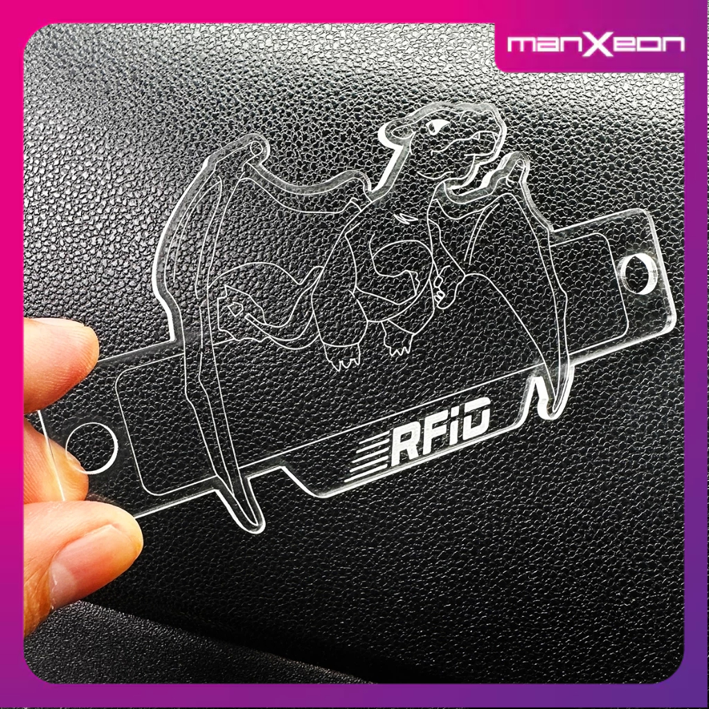 Pokemon Touch N Go TNG RFID Barcode Sticker Acrylic Holder with Free ...