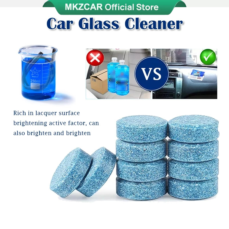 Car Window Cleaner Car Glass Cleaner Tablets Wash Water Wiper Window ...