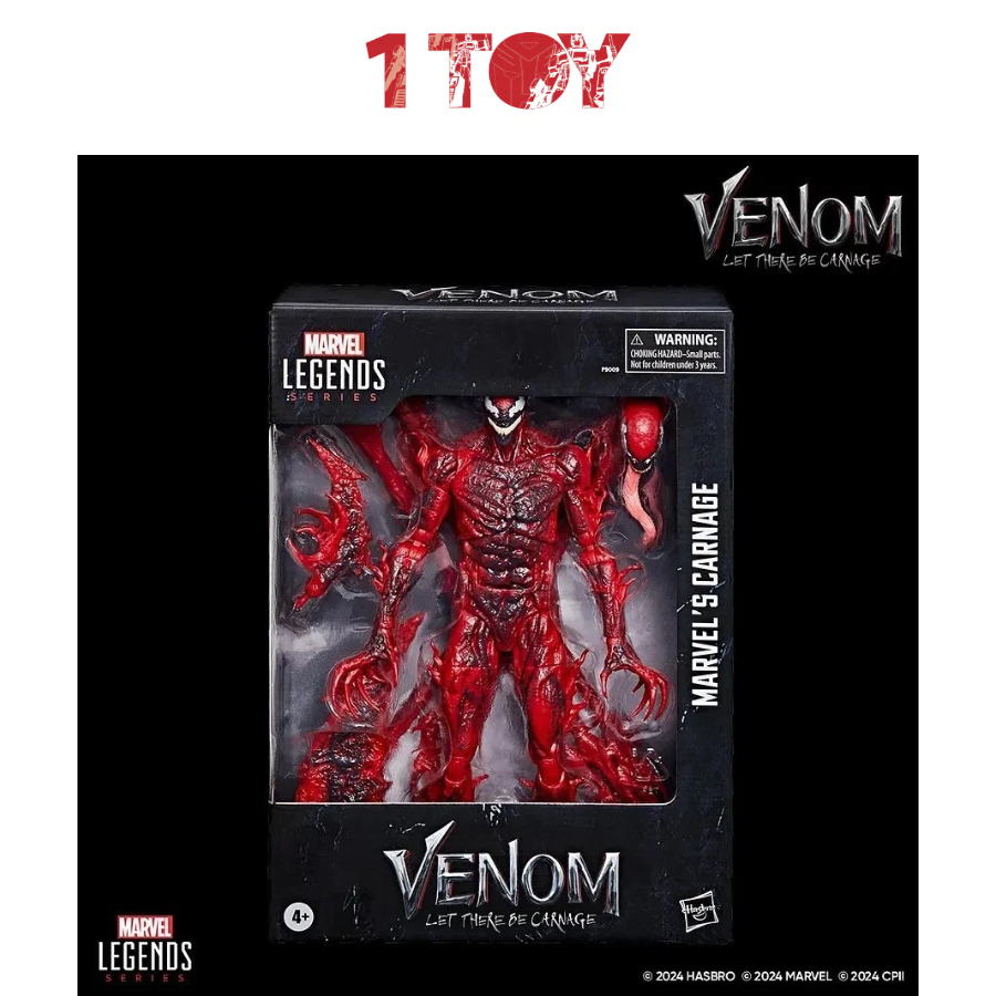 Marvel Legends Venom Let There Be Carnage: 6" Deluxe 3 Carnage Action ...