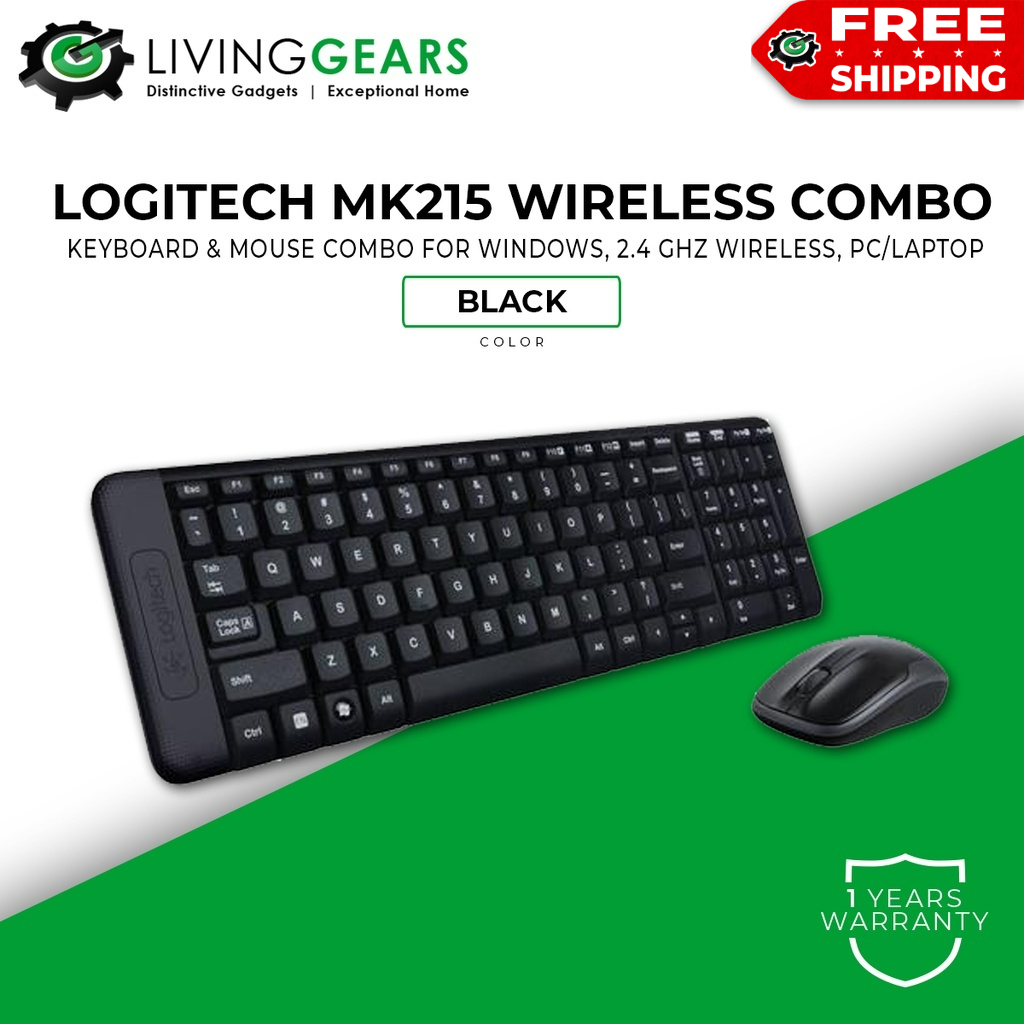 Logitech Mk215 Mk120 Usb Wired Classic Combo Desktop Keyboard And Mouse Shopee Singapore
