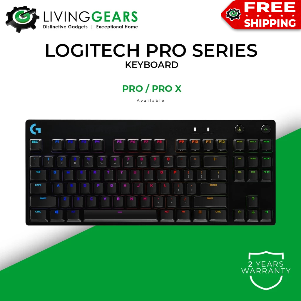 Logitech PRO/PRO-X Wired RGB Mechanical Gaming Keyboard | Shopee Singapore