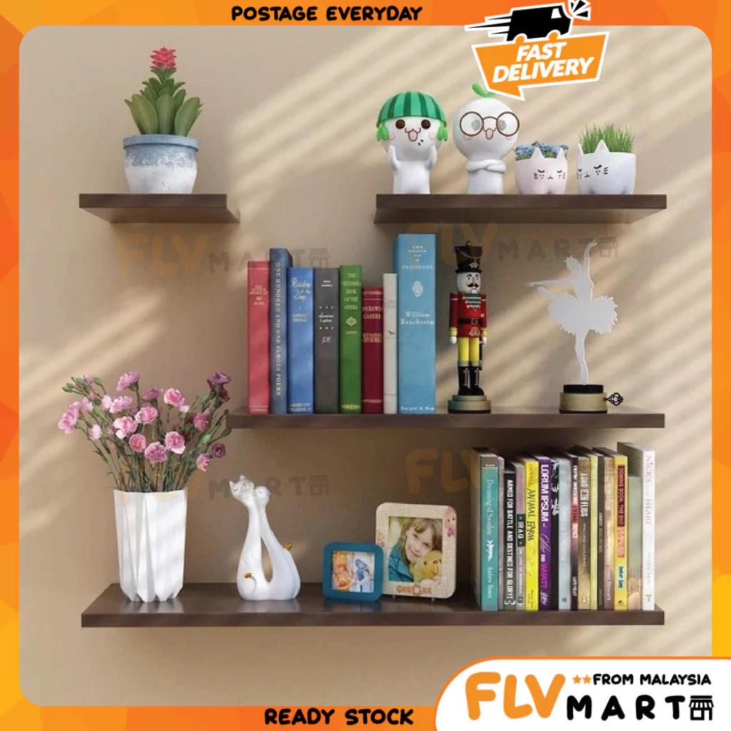 4 in1 Set Floating Rack / Floating Shelves / Wall Shelves / Wall Rack ...