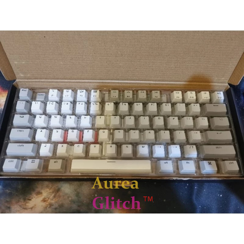 Keychron Dye-Sub PBT Full set keycap set - Carbon Vibe compatible with ...