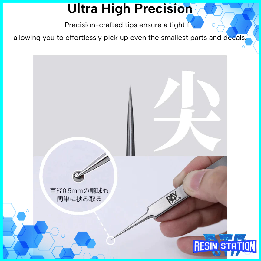 [Ray Studio] Precision Tweezers for Gunpla Plastic model kits ...