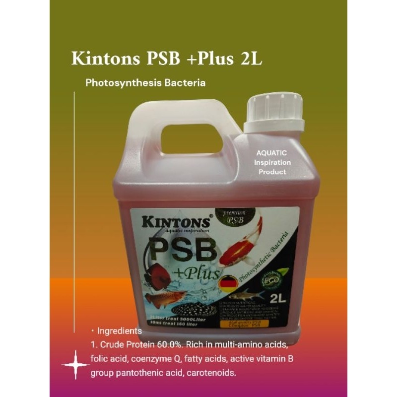 Kintons PSB +Plus 2L (Photosynthesis Bacteria) | Shopee Singapore