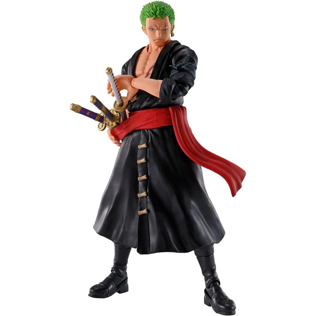 BANDAI S.H.Figuarts ONE PIECE Roronoa Zoro Attack on Onigashima Figure ...