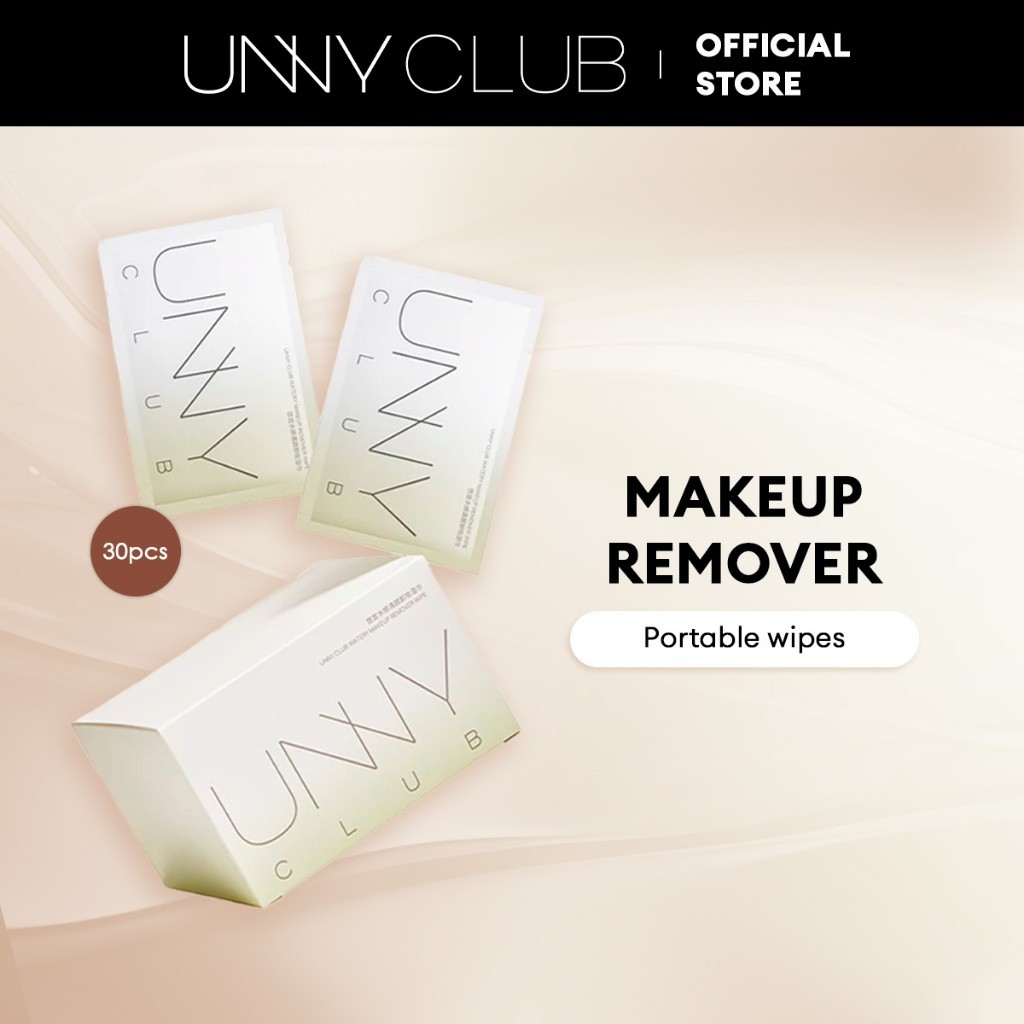 UNNY CLUB Watery Makeup Remover Wipes (30 pcs pack) | Shopee Singapore