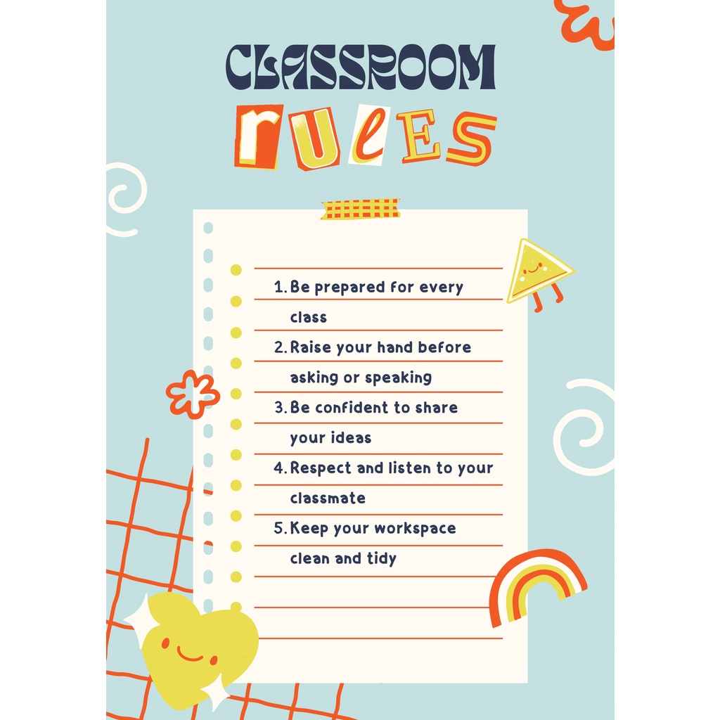 Editable Classroom Rules Wall decor for classrooms for teachers ...
