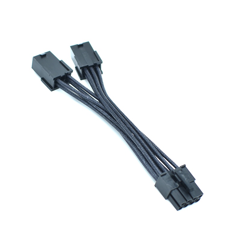 Dual 6 Pin Female to 8 Pin Male GPU Power Adapter Cable | Shopee Singapore