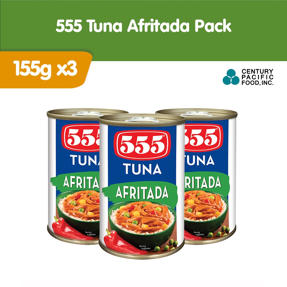 555 Tuna Afritada 155g Pack of 3 | Shopee Singapore