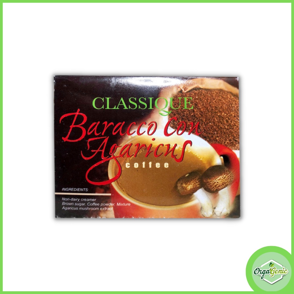 4 in 1 Baracco Con Agaricus Coffee Healthy Instant Coffee Kapeng Barako ...