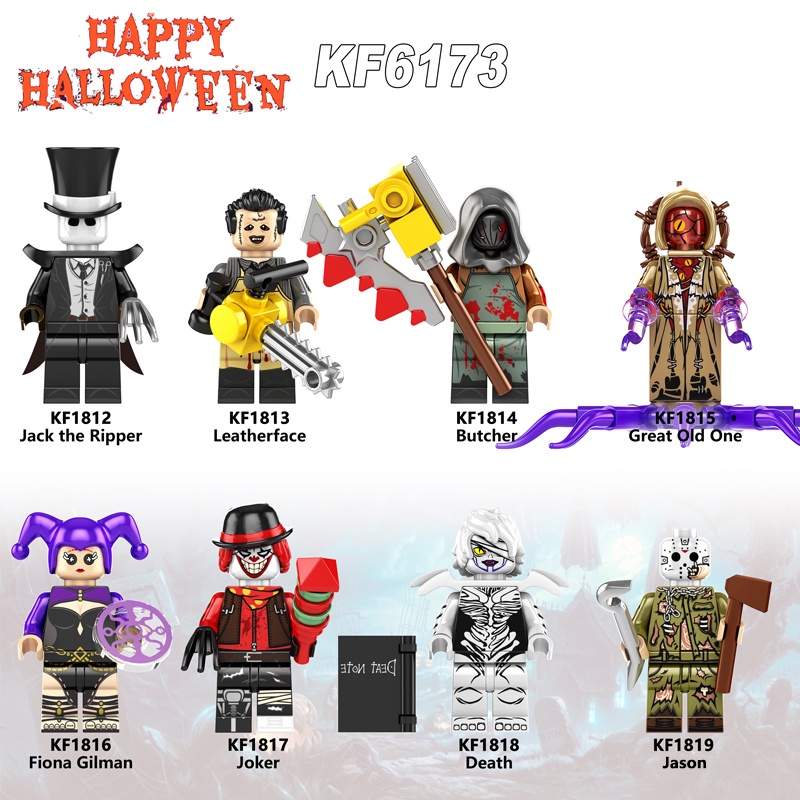New Halloween Horror Series Leatherface Jack Death Note Building Blocks ...