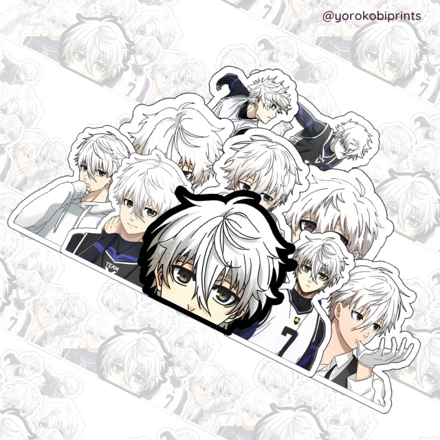 Seishiro Nagi - Blue Lock - Peeker, Icon - Waterproof Laminated Vinyl ...