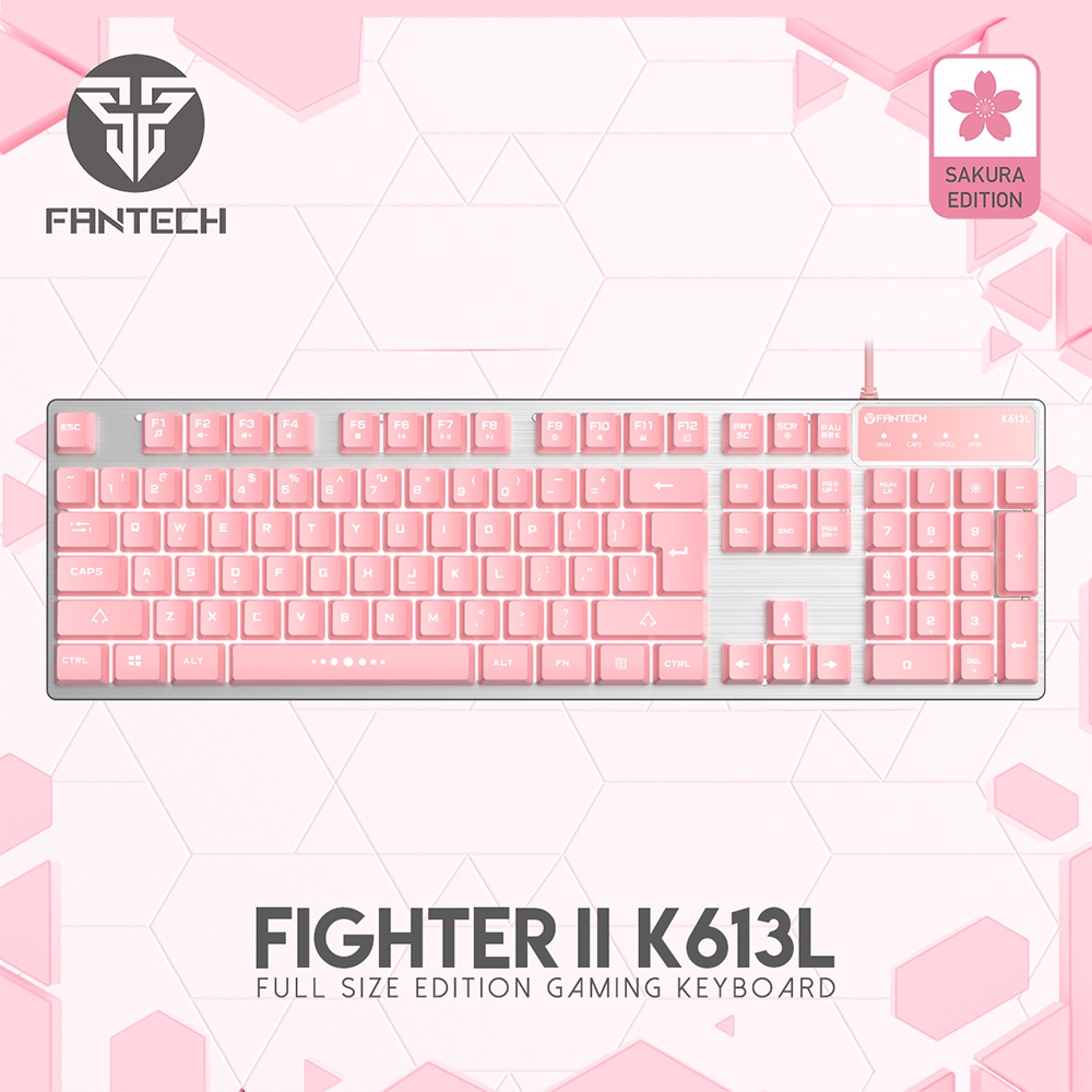 Fantech K613L Fighter Ii Full Size Edition Gaming Mechanical Feels ...