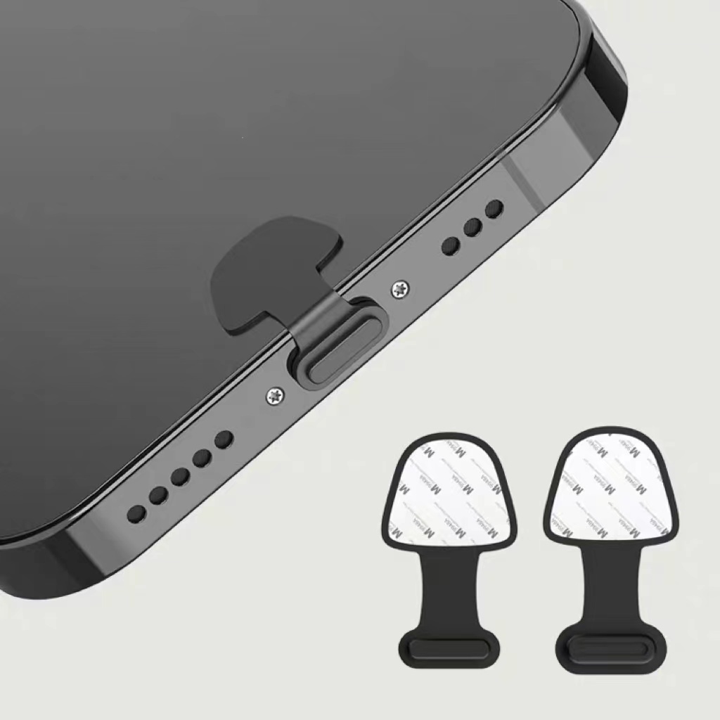 Mobile Phone Dust Plug Type C Waterproof Plugs With 3M Glue Integrated ...