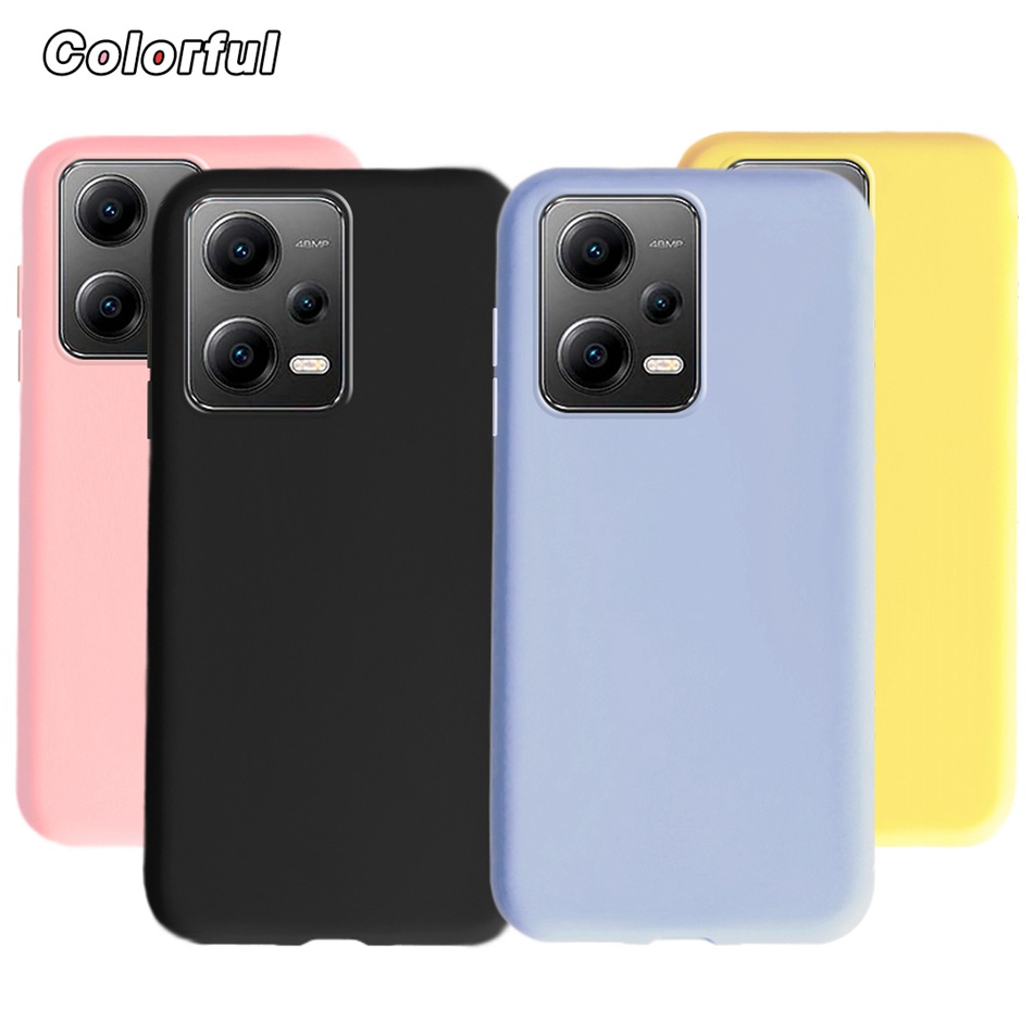 Xiaomi Poco X5 Pro C50 C40 C31 PocoX5 5G Plain Candy Color Silicone ...