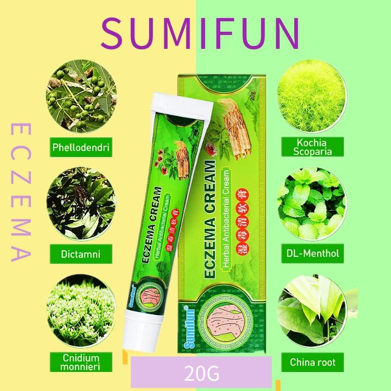 Psoriasis Cream Antibacterial Antipruritic Dermatitis Eczema Herbal