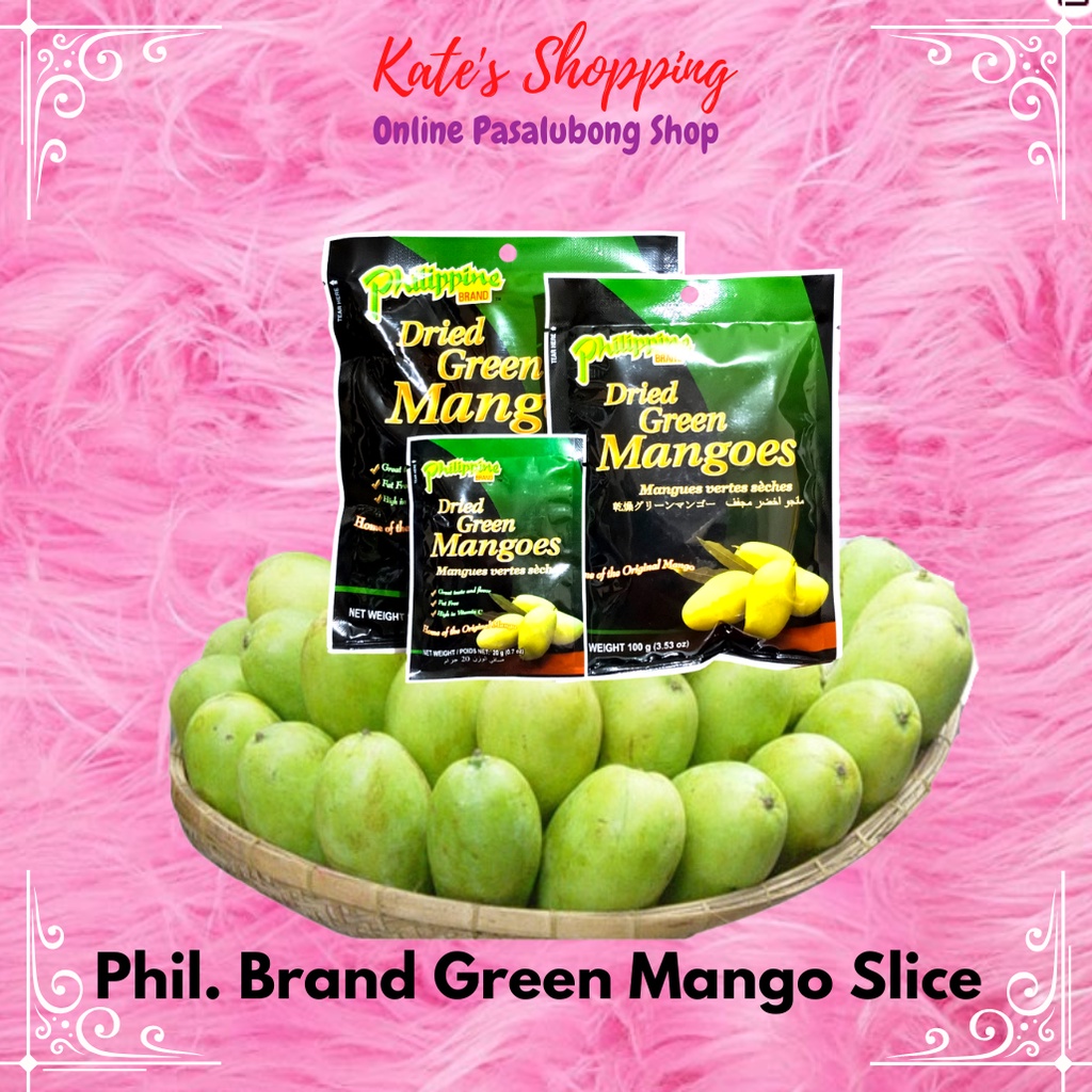 PHIL DRIED GREEN MANGO SLICE 20G | Shopee Singapore