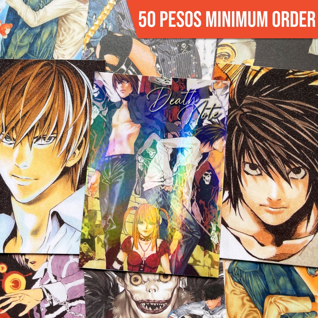 Death Note Anime Trading Cards / Photocards (Laminated) | Shopee Singapore