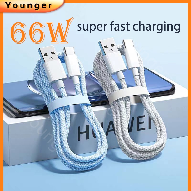 Popular Wholesale Colorful Braided Charging Cable 66W Super Fast ...