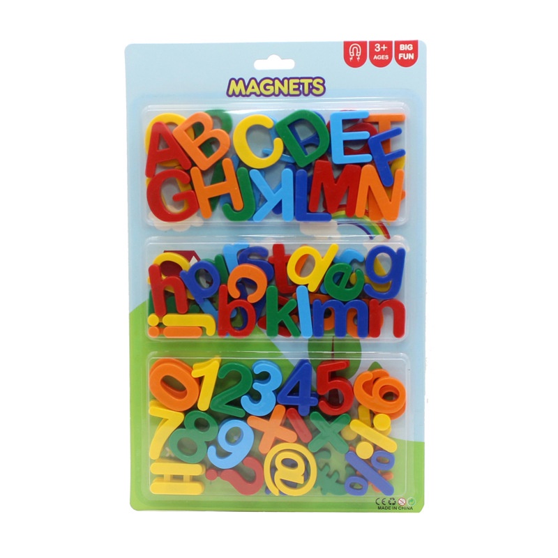 100pcs Magnetic Letters Alphabet Numbers Math Symbols Magnet Sticker ...