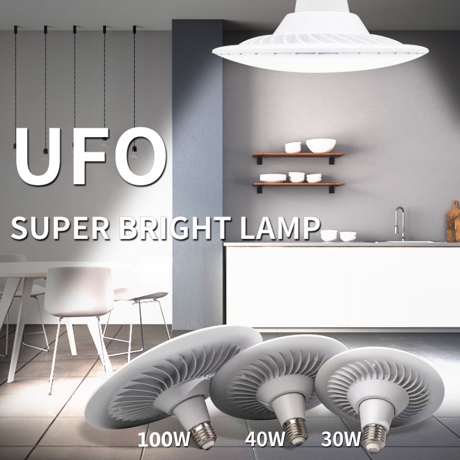 E27 Led Bulb 220V UFO Lamp For Home Led Lamp 20W 30W 40W 30W 100W ...