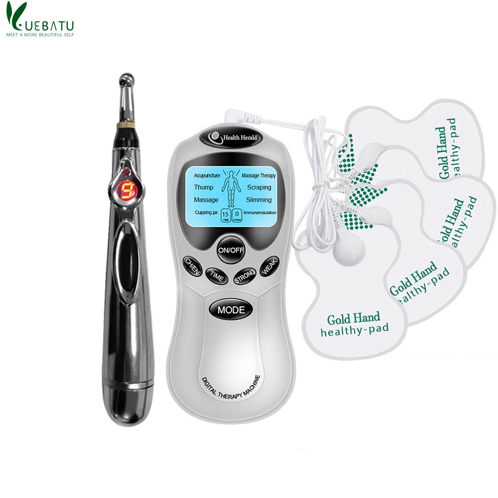 EMS TENS Unit Health Herald Digital Therapy Machine Acupuncture Pen ...