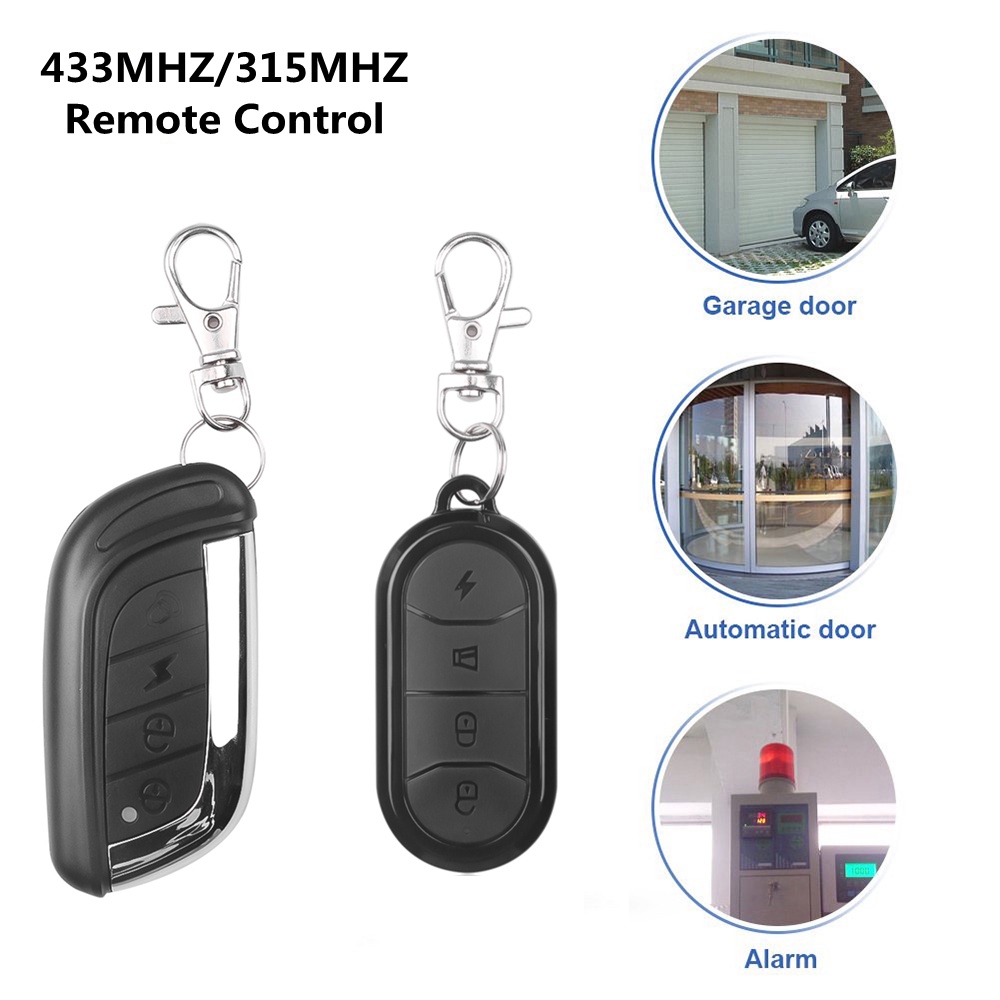 433MHZ/315Mhz 4-button Remote Control Duplicator Clone Cloning Code for Garage Gate Door Shutter ...