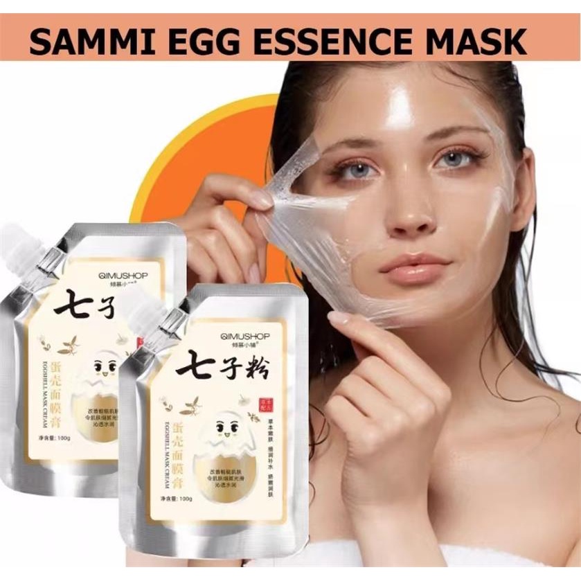 Korean egg essence mask 七子粉面膜 eggshell essence mask face mask skincare ...