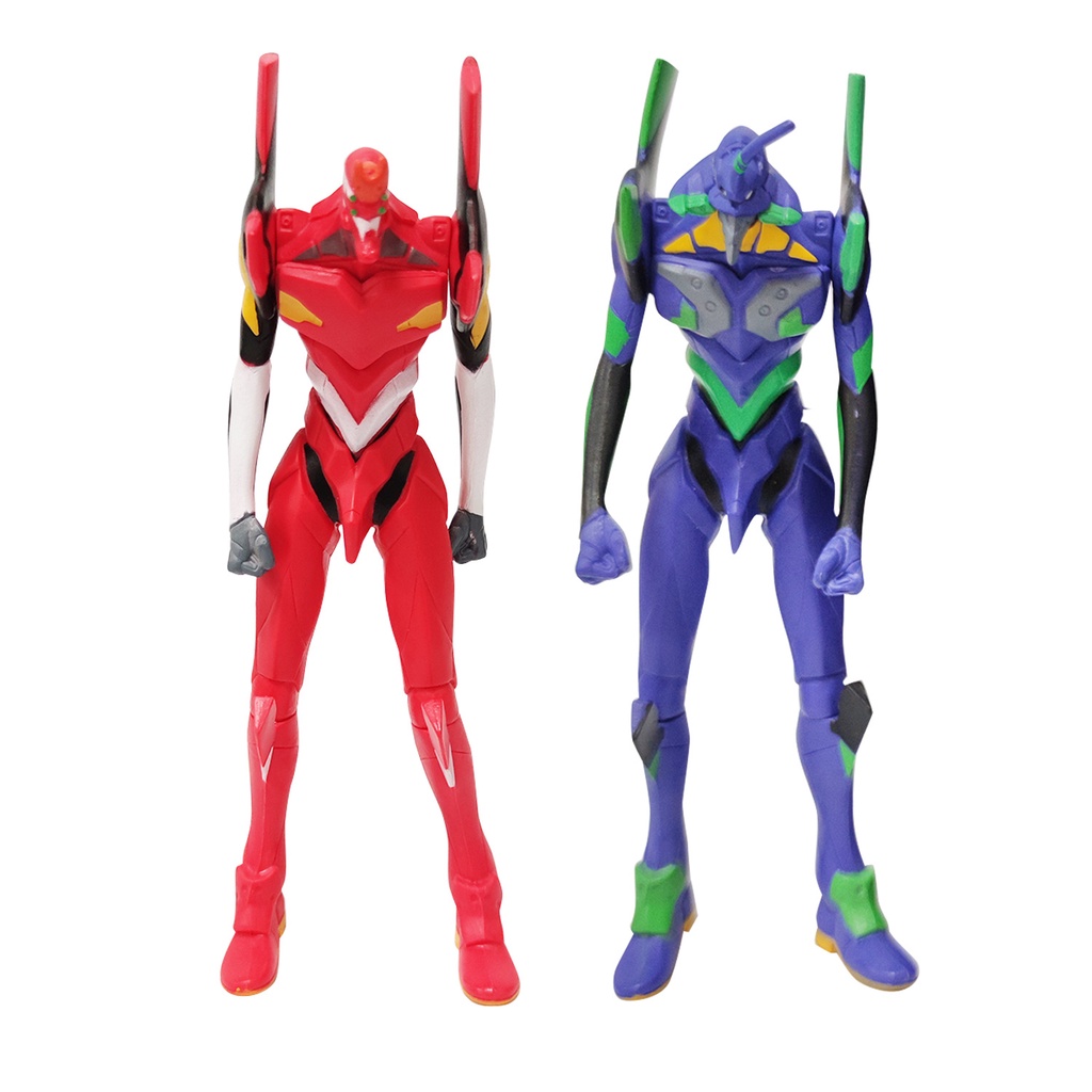 Neon Genesis Evangelion EVA 01&02 Pvc Figure Anime EVANGELION-01 and ...