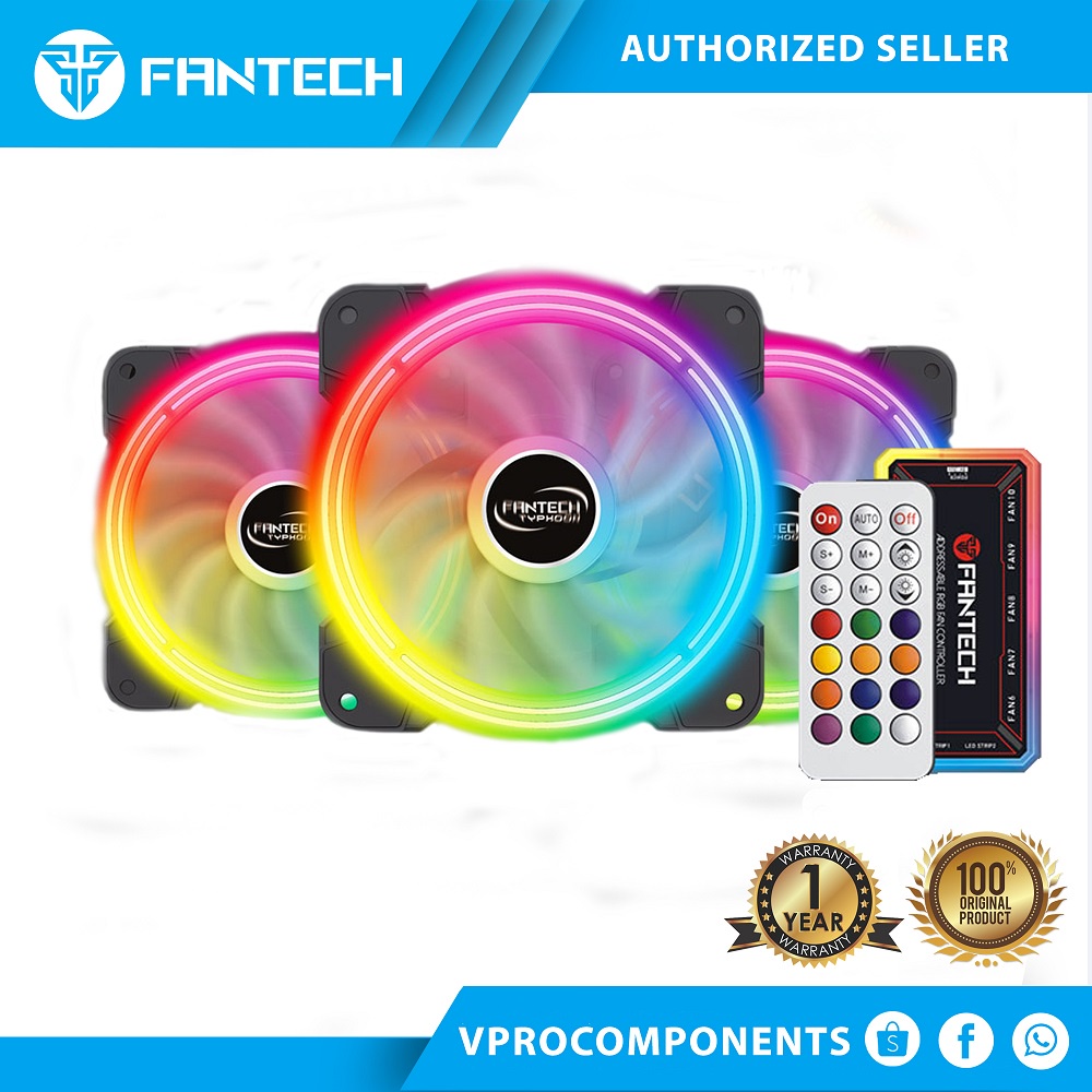 Fantech FB-301 Turbine 3 in 1 RGB 120mm Chassis Fan | Shopee Singapore
