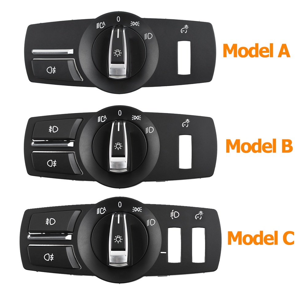Car Front Lamp Headlight Rotary Switch Foglight Button Cover Panel For ...