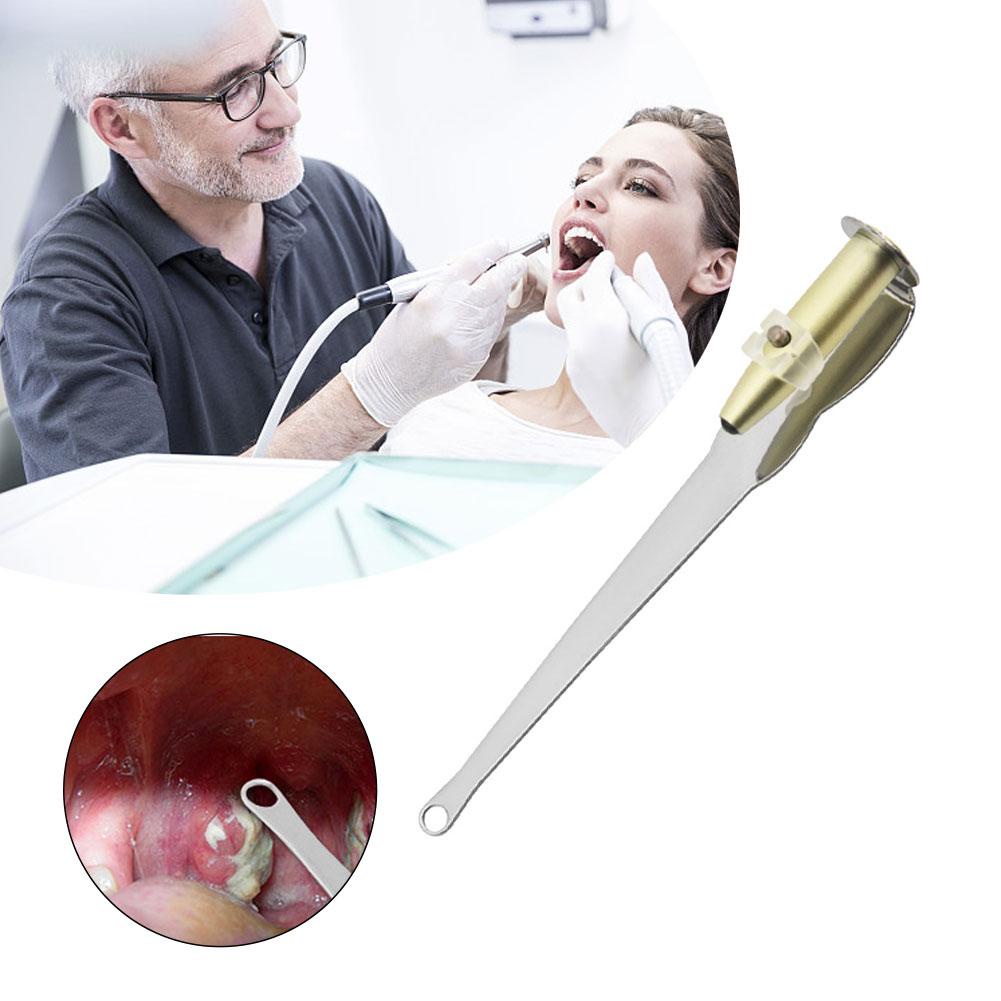 Ear Wax Tonsil Stone Remover Tool LED Light Stainless Steel Remover ...