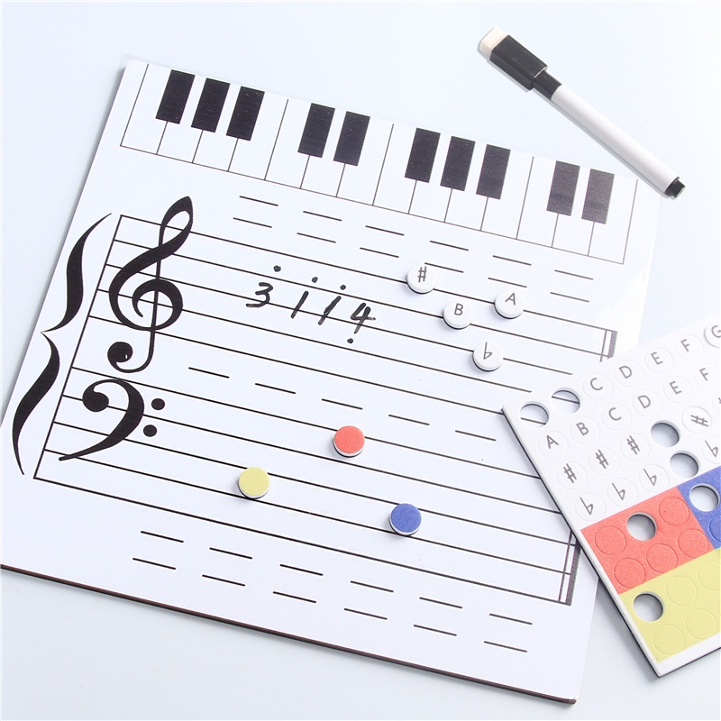 Musical Notation Board Writing board Magnetic Board Erasable Teaching ...