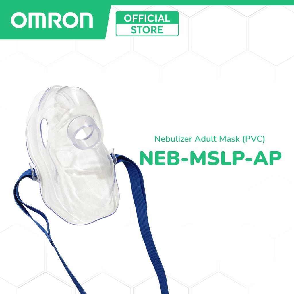Omron Nebulizer Adult Mask (PVC) NEB-MSLP-AP) | Shopee Singapore
