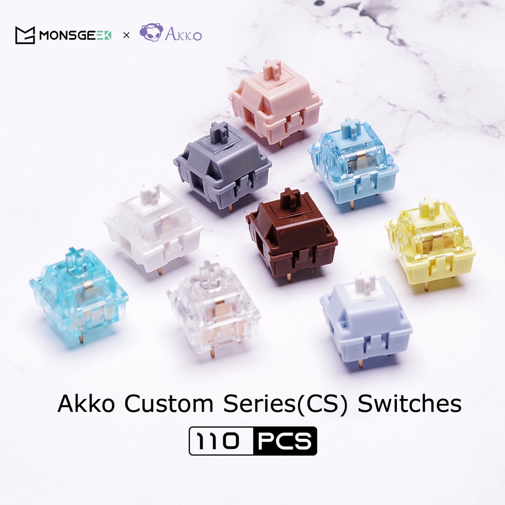 MonsGeek CS Switches with Stable Dustproof Stem for MX Mechanical ...