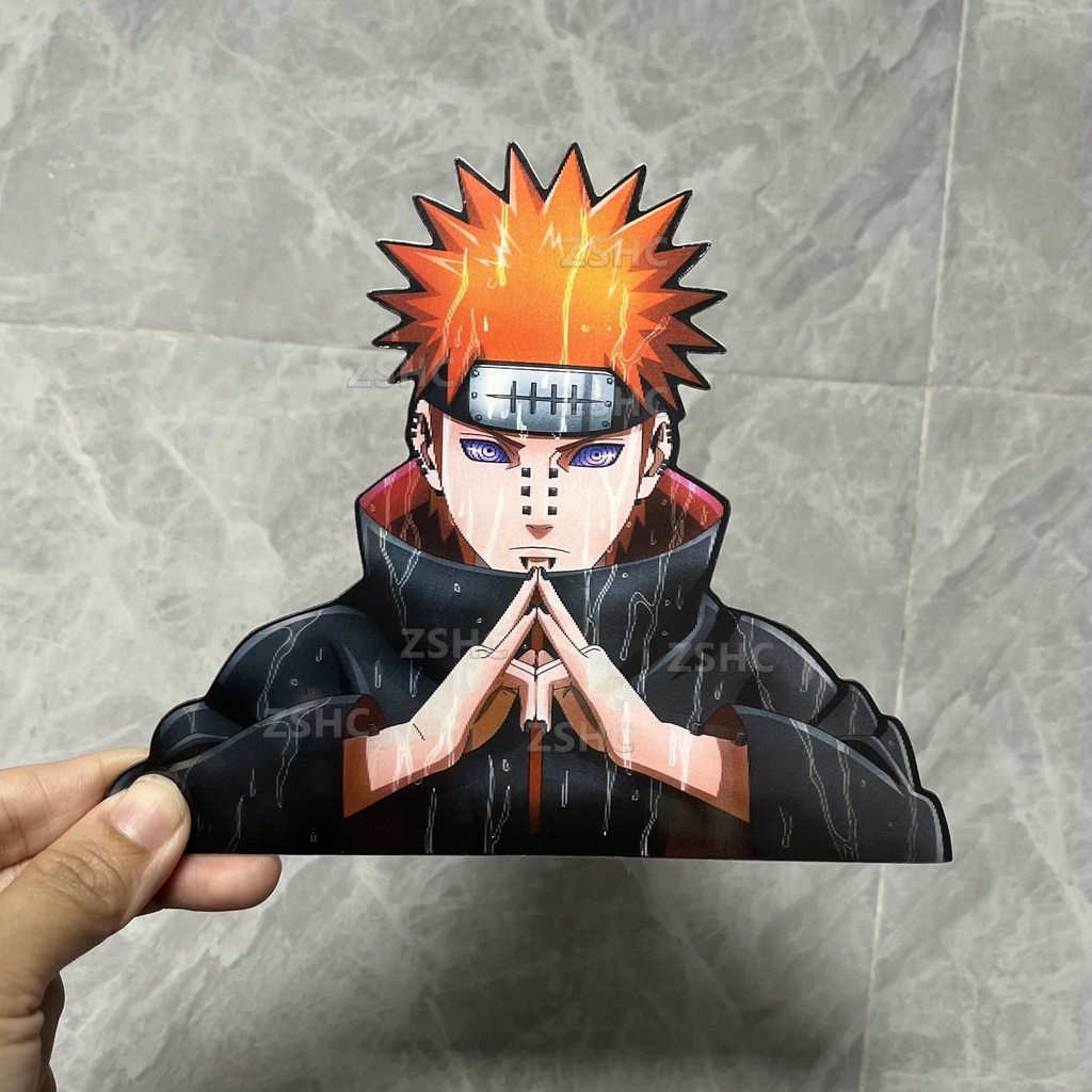 Pain Sticker NARUTO Anime Motion Sticker Waterproof Car Decals Laptop ...