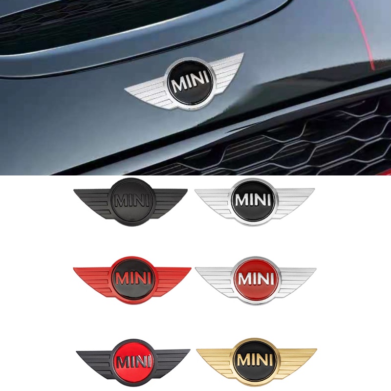 Metal car front hood cover sticker rear tail emblem decal accessories ...