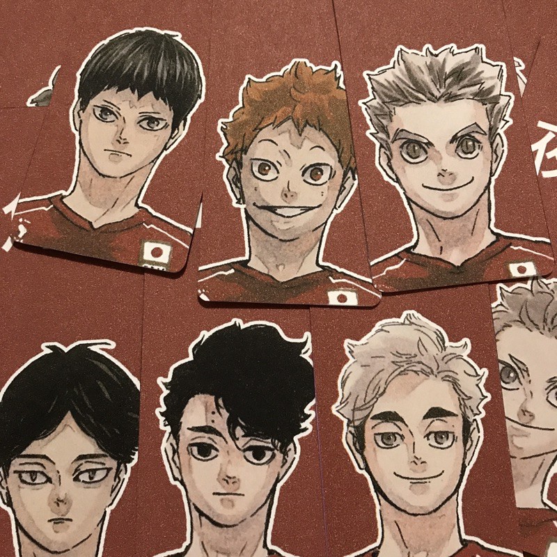 Haikyuu!! Anime Bookmarks (Team Japan) | Shopee Singapore