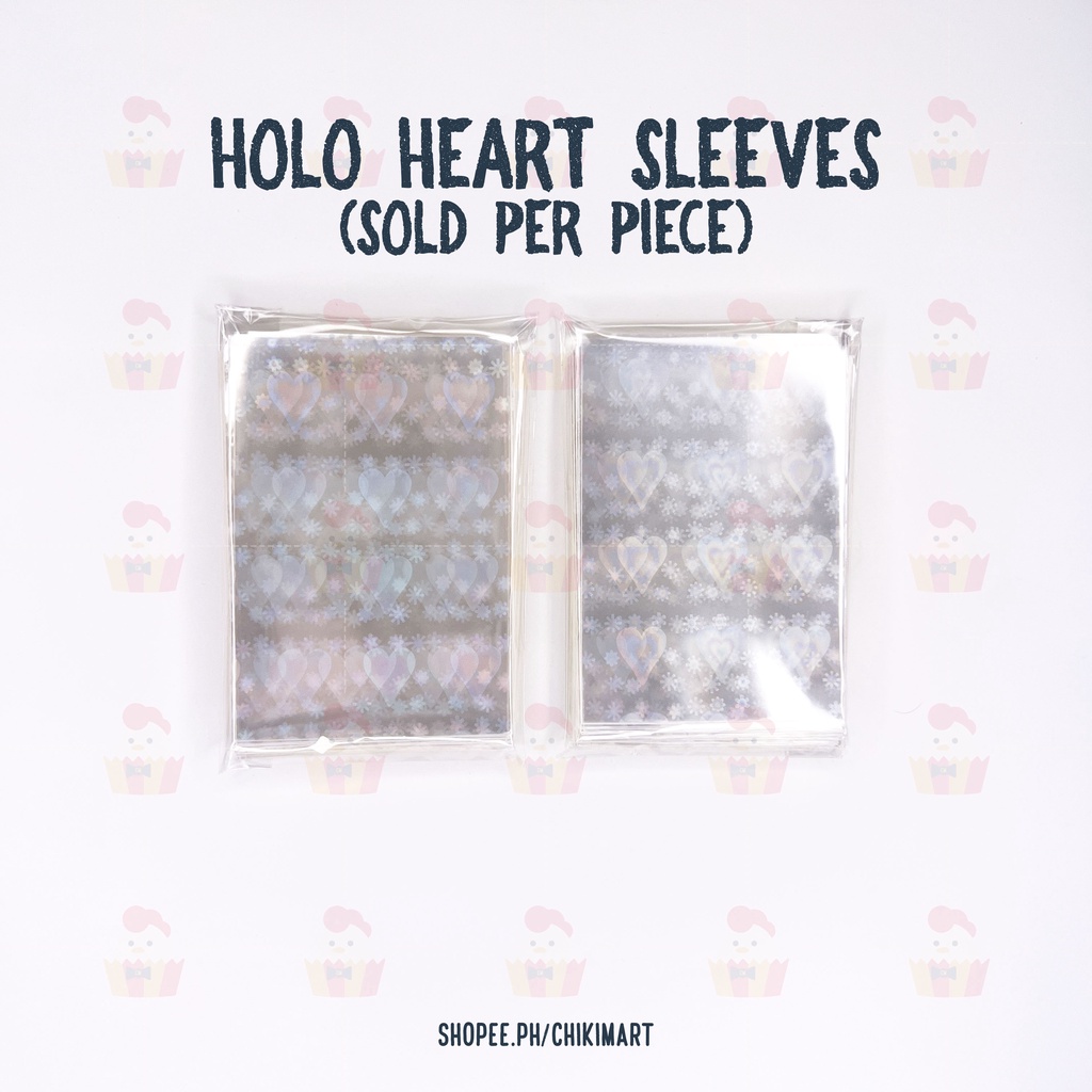 Holographic Heart Sleeves Tingi (SOLD PER PIECE | ISANG PIRASO ...