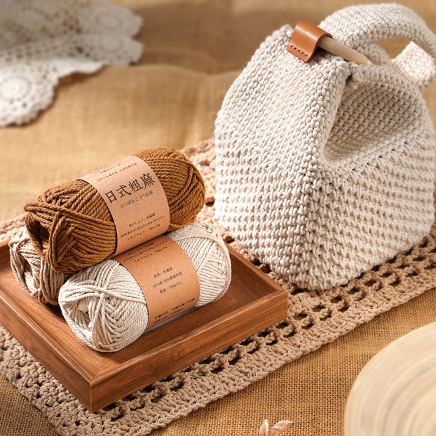 Handmade Cotton Cord Thread Macrame Crochet Rope Diy Hanging Tapestry ...