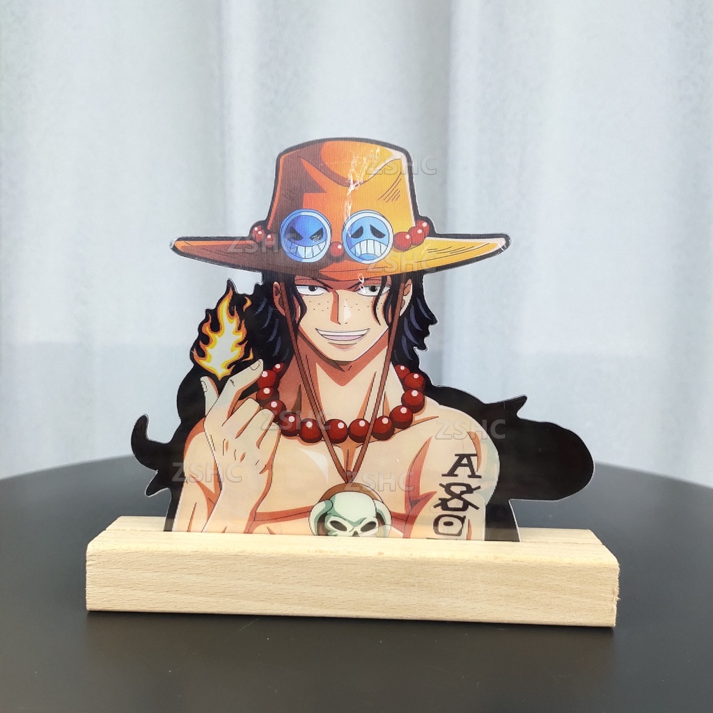 Portgas·D· Ace Motion Sticker ONE PIECE Anime Peeker Sticker Waterproof ...